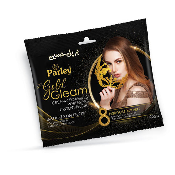 Parley 24K Gold Gleam Creamy Urgent Facial Sachet – Parley Cosmetics